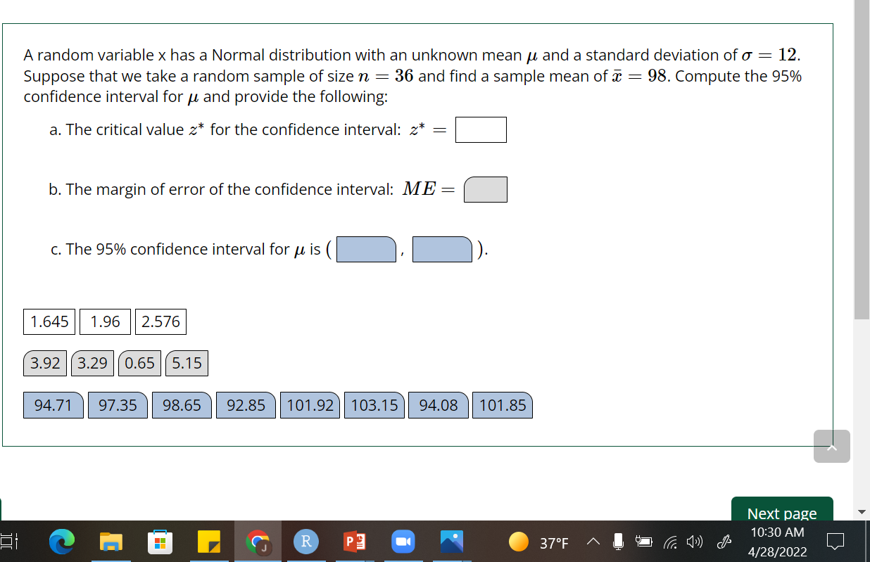 Solved A random variable x has a Normal distribution with an | Chegg.com
