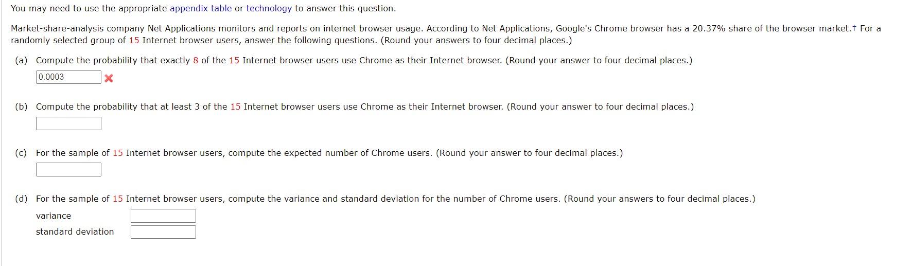 Solved You may need to use the appropriate appendix table or | Chegg.com