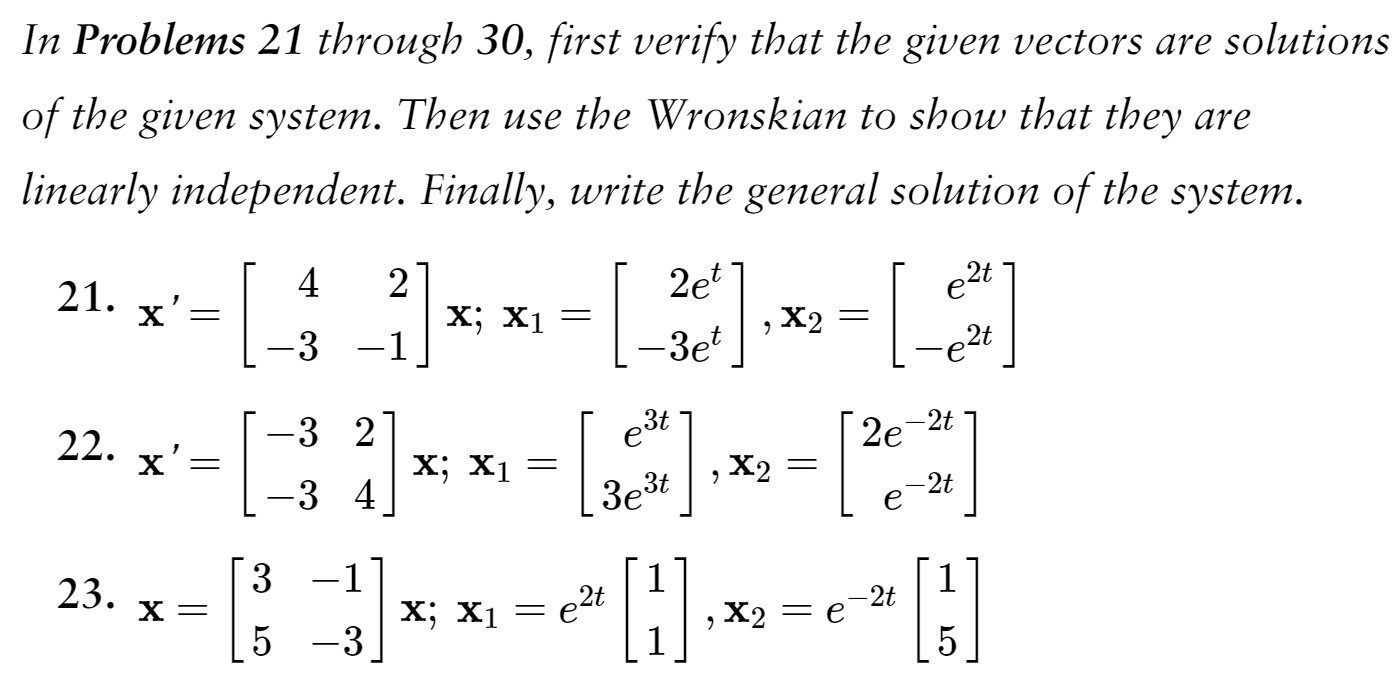Solved in problems, 31 through 40, find a particular | Chegg.com
