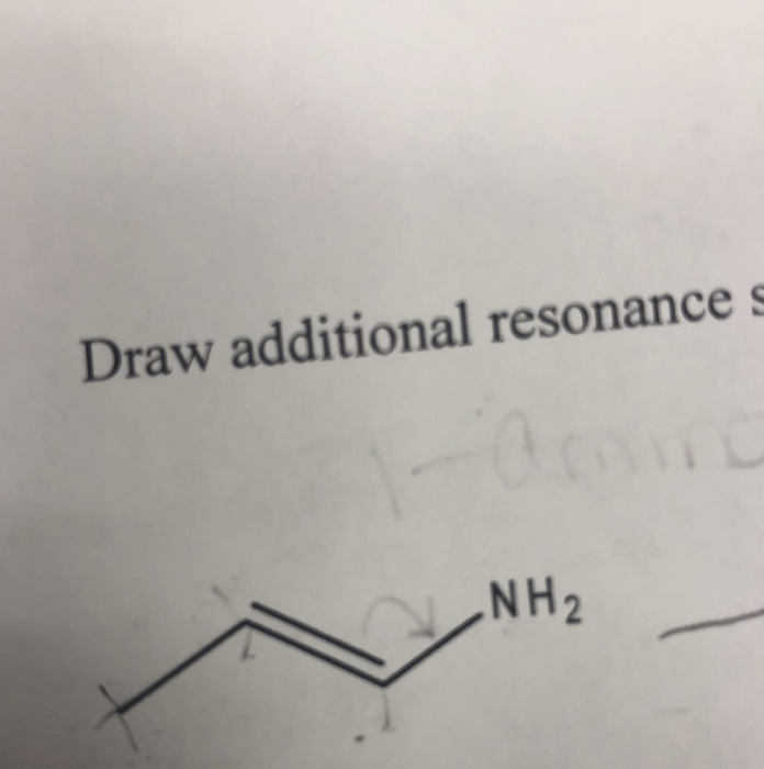 Solved Draw additional resonance s NH2 | Chegg.com