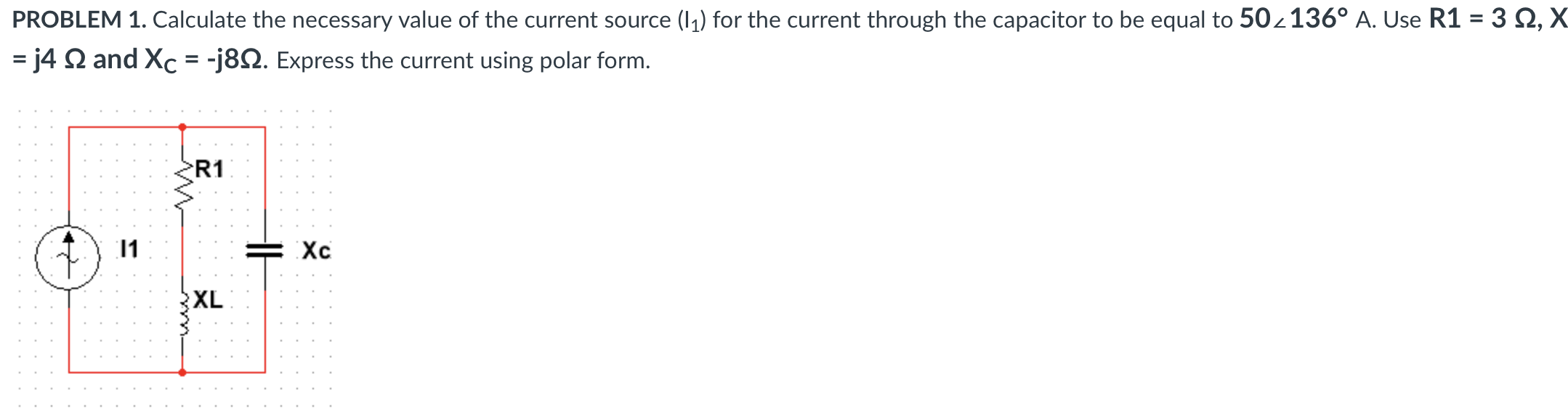 Solved PROBLEM 1. Calculate the necessary value of the | Chegg.com