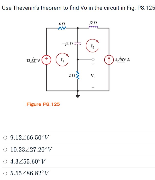 Solved Use Thevenin's theorem to find Vo in the circuit in | Chegg.com