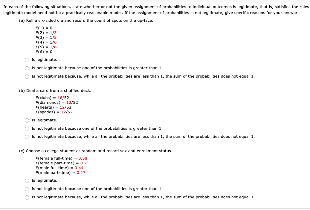 Solved In each of the following situations, state whether or | Chegg.com