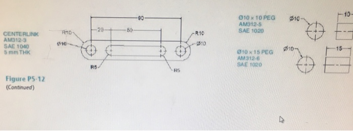 Solved Draw the ROCKER ASSEMBLY shown. Include the | Chegg.com