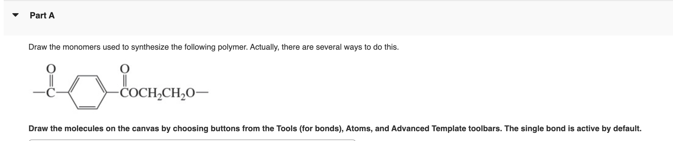 Solved Draw the monomers used to synthesize the following | Chegg.com