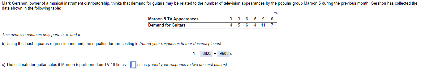 Solved This exercise contains only parts b,c, and d b) Using | Chegg.com