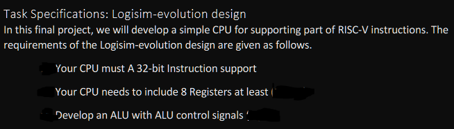 Solved This is all done in Logisim-Evolution, please show | Chegg.com
