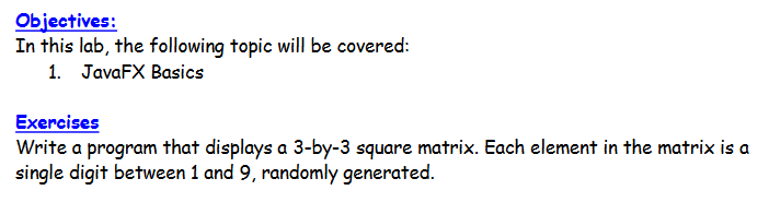 Solved Objectives: In this lab, the following topic will be | Chegg.com