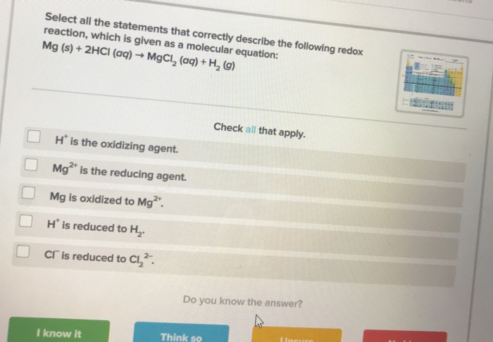 Solved Select all the statements that correctly describe the | Chegg.com