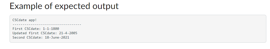 Solved Create The Cscdate Class Cscdateh And Cscdatecpp 8489