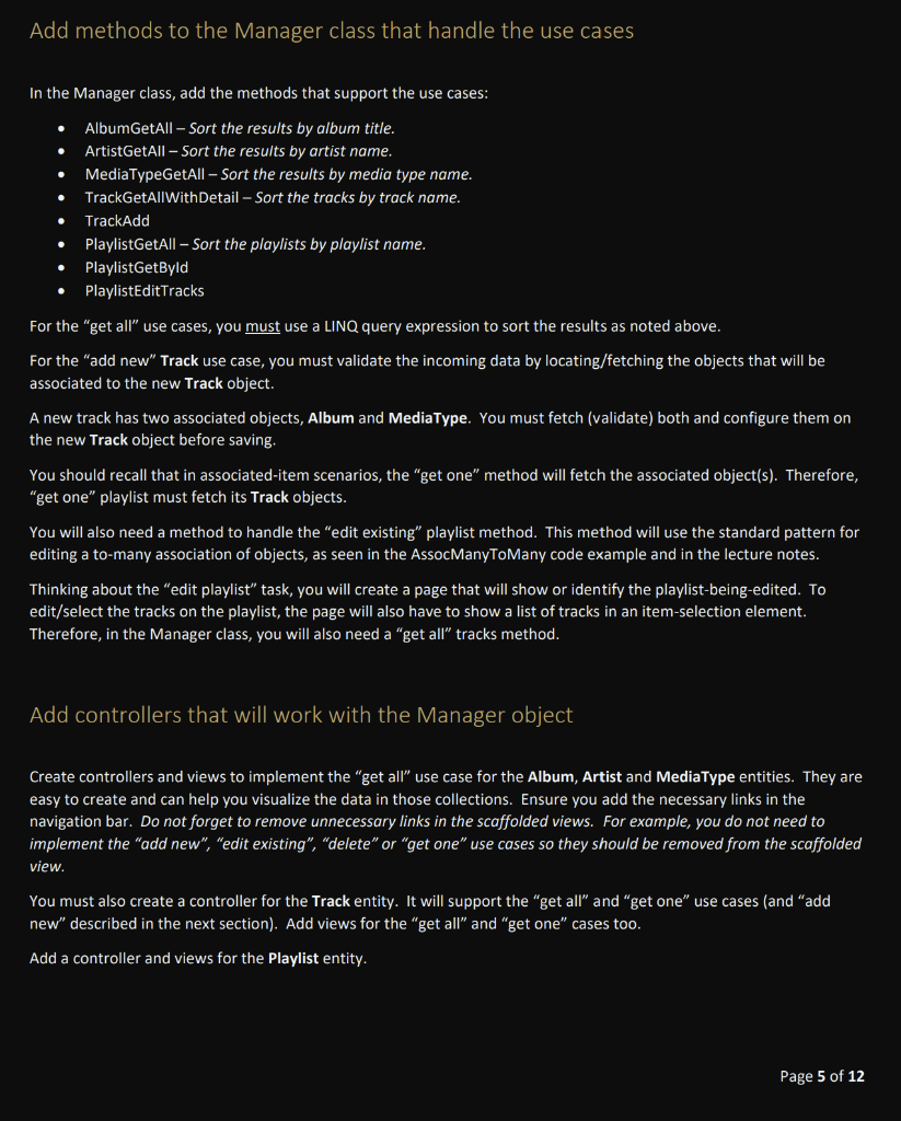 Introduction In this assignment, we will create an | Chegg.com