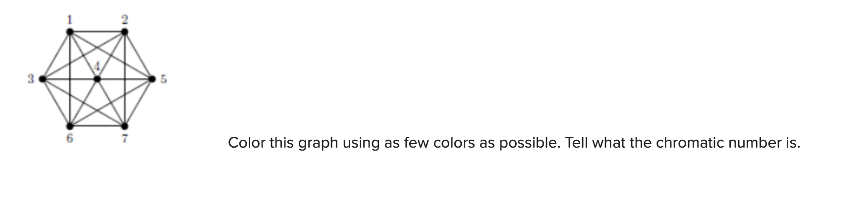 Solved 3 Color this graph using as few colors as possible. | Chegg.com