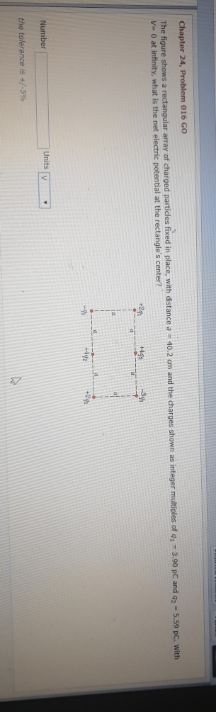 Solved Chapter 24, Problem 016 GO The figure shows a | Chegg.com
