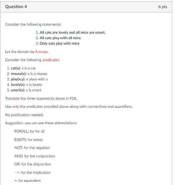 Question 3 6 pts Using the laws of propositional | Chegg.com