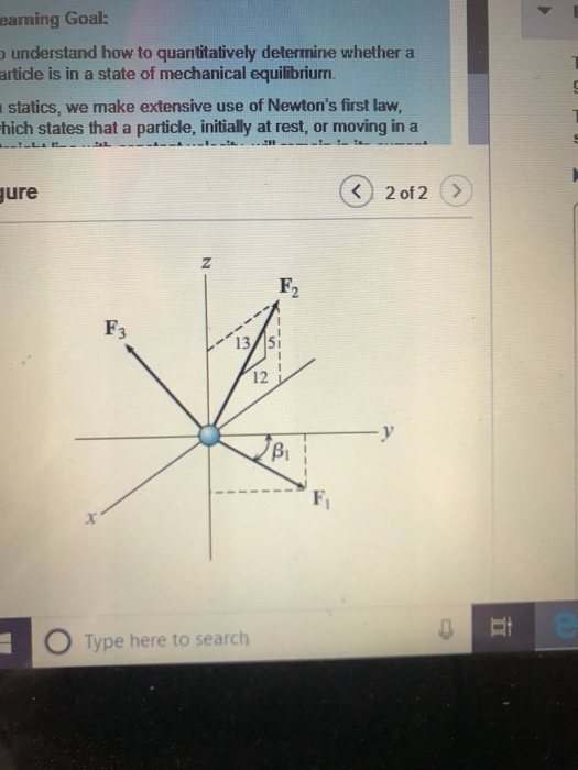 Solved (3.4 Three-dimensional Force Systems Item 5 In | Chegg.com