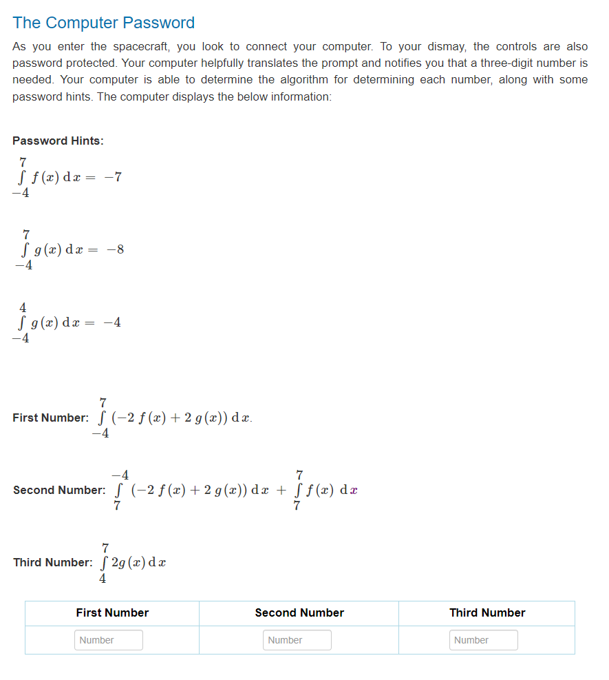 Solved The Computer PasswordAs you enter the spacecraft, you | Chegg.com