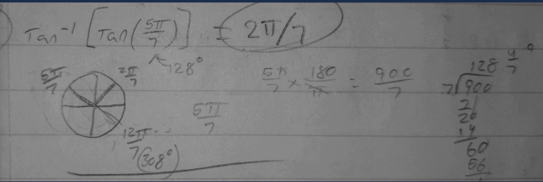 I get that the answer to the problem is 2pi/7, but | Chegg.com