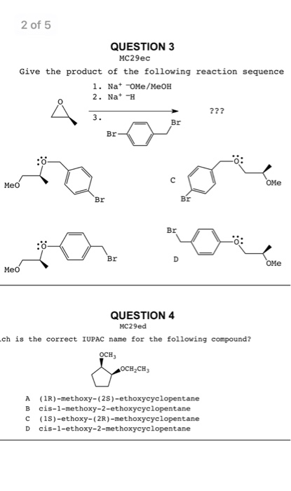 Solved 1. Give the product of the following reaction | Chegg.com