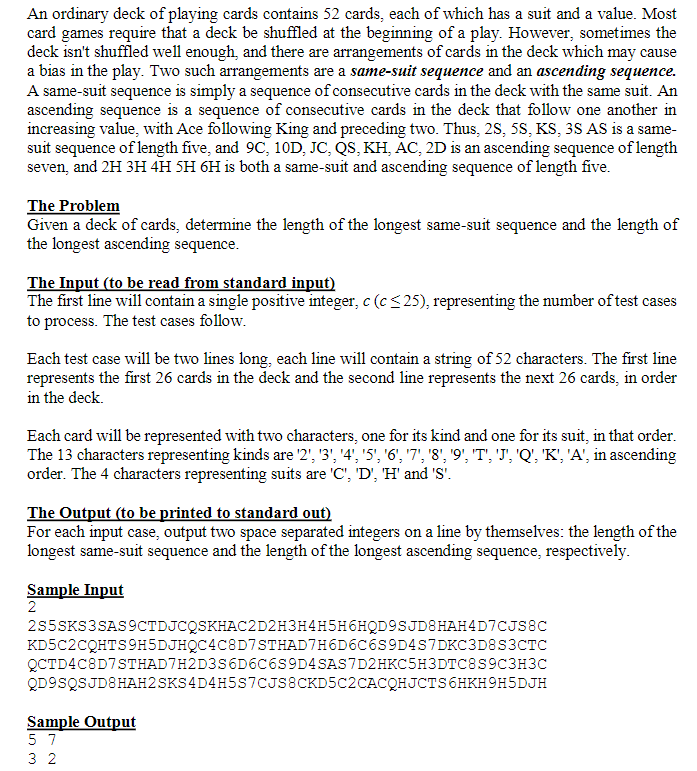 Solved An ordinary deck of playing cards contains 52 cards, | Chegg.com