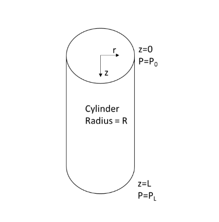Solved Gravity and Pressure Driven Flow in a Vertical Pipe | Chegg.com