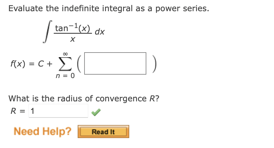 Solved Evaluate the indefinite integral as a power series. | Chegg.com