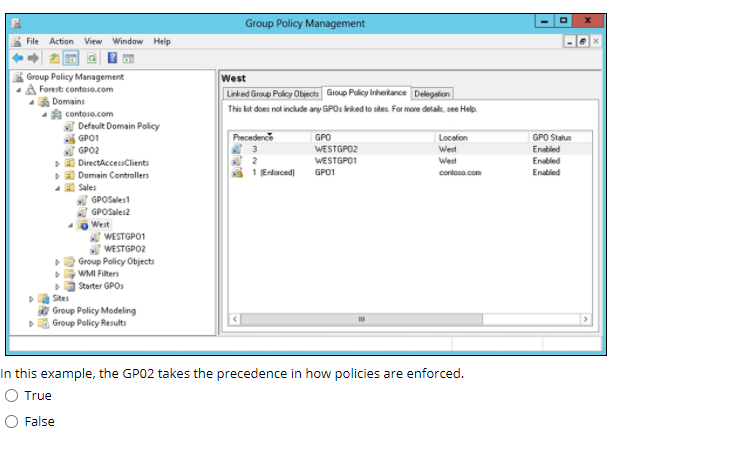 Solved Group Policy Management Editor File Action View Help | Chegg.com