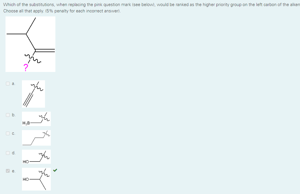 Solved Which of the substitutions, when replacing the pink | Chegg.com