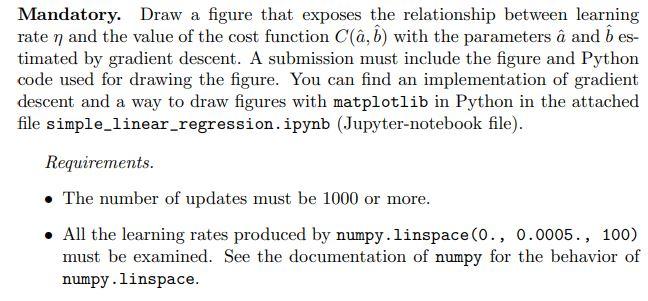 Solved Mandatory. Draw a figure that exposes the | Chegg.com