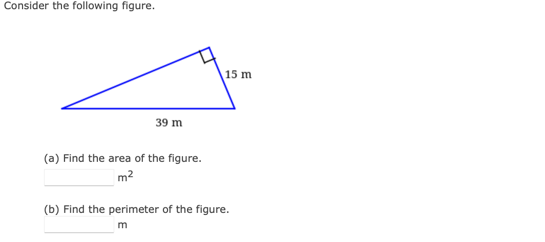 Solved How do you find the Area and parameter of this | Chegg.com