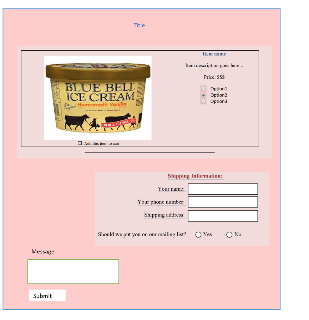 Solved Using HTML create the following: The textboxes | Chegg.com