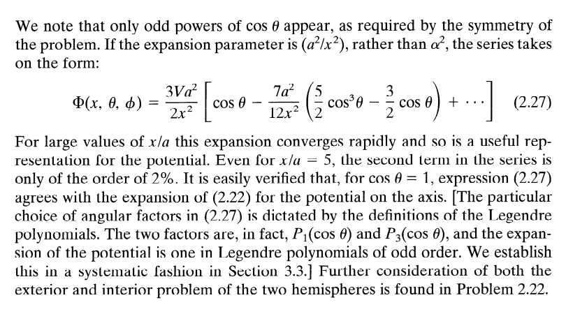 Solved Conducting Sphere with Hemispheres at Different | Chegg.com