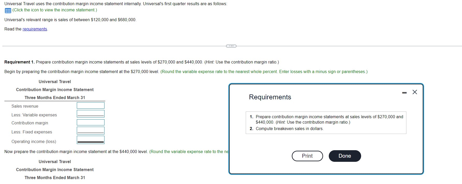 (Click the icon to view the income | Chegg.com