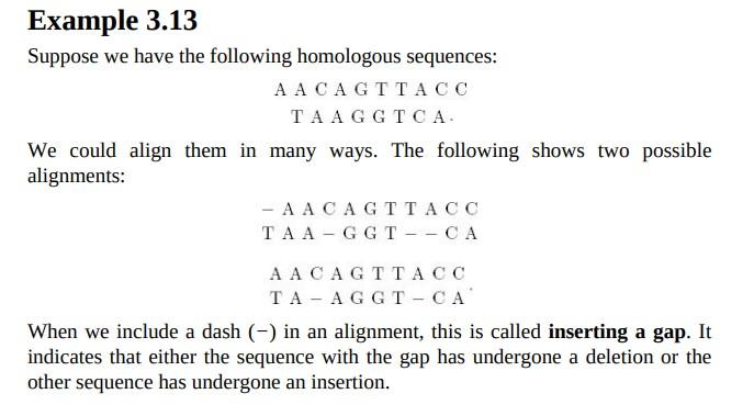 Solved Implement a class Dna Alignment with the following | Chegg.com