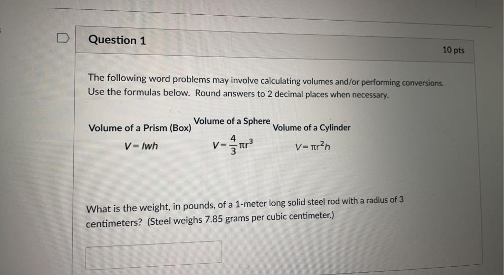 Solved The following word problems may involve calculating | Chegg.com