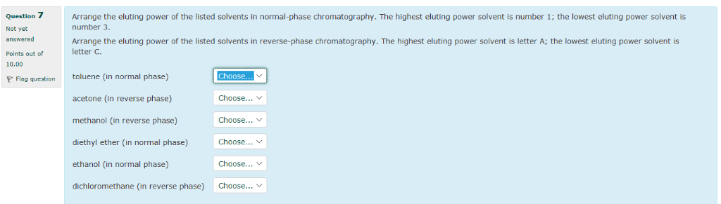Solved Question 7 Not yet answered Points out of 10.00 | Chegg.com