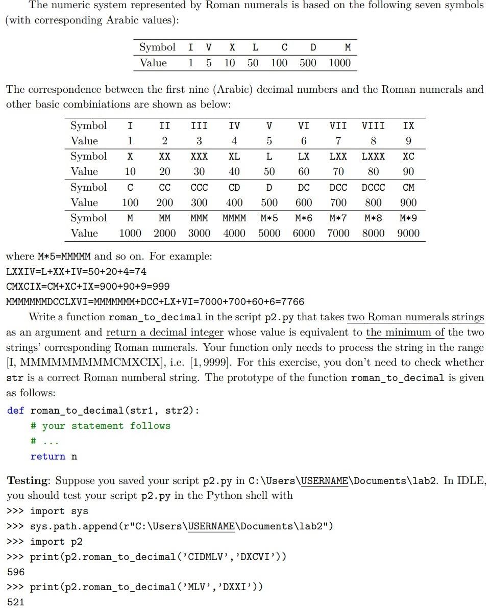 Solved The numeric system represented by Roman numerals is | Chegg.com