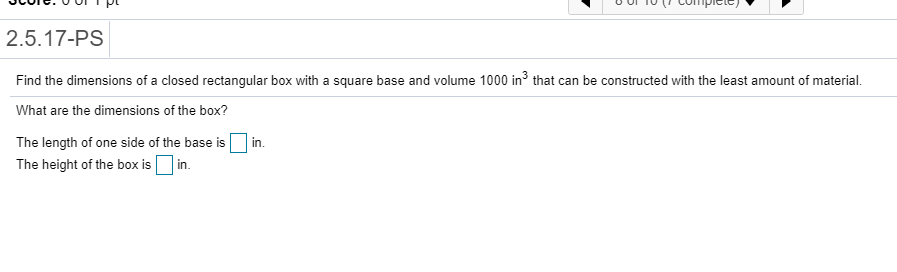solved-2-5-17-ps-find-the-dimensions-of-a-closed-rectangular-chegg