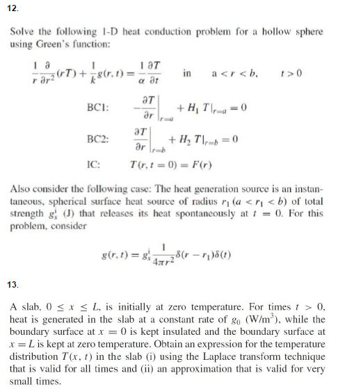 Solved A 2-D rectangular region 0≤x≤a,0≤y≤b is initially at | Chegg.com
