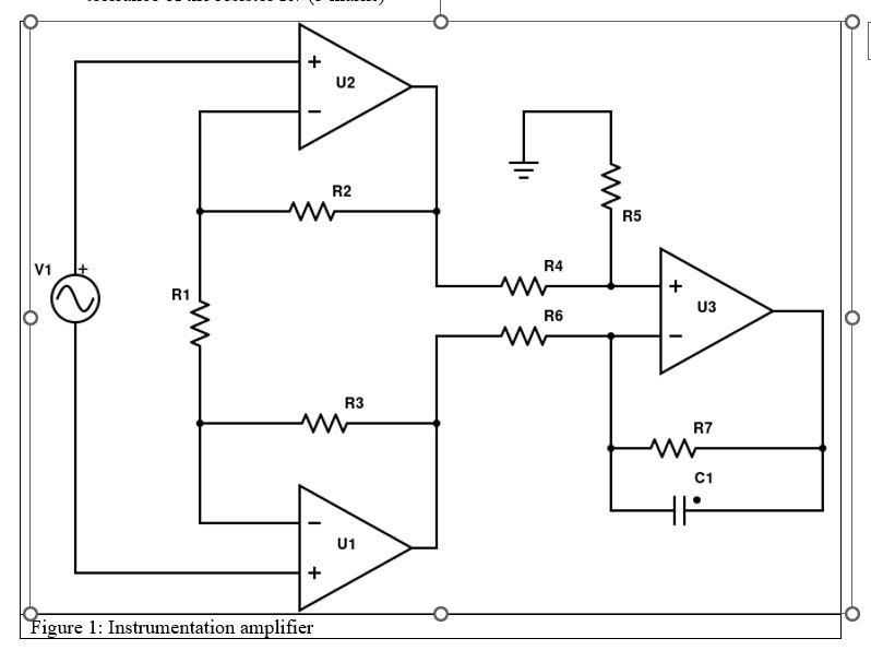 Q1 Instrumentation amplifier The instrumentation | Chegg.com Q1 Instrumentation amplifier The instrumentation | Chegg.com