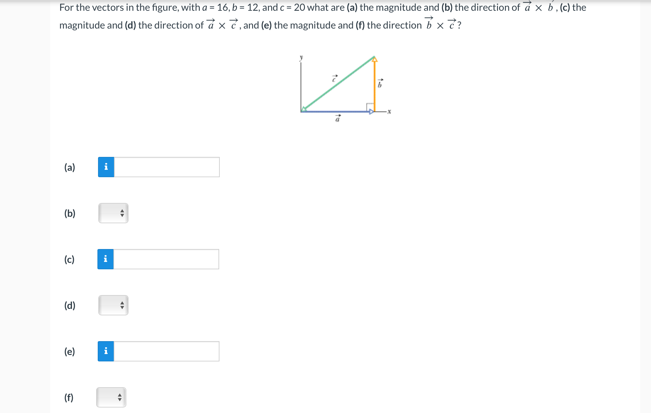 Solved (a) Which of those other four vectors have the same | Chegg.com