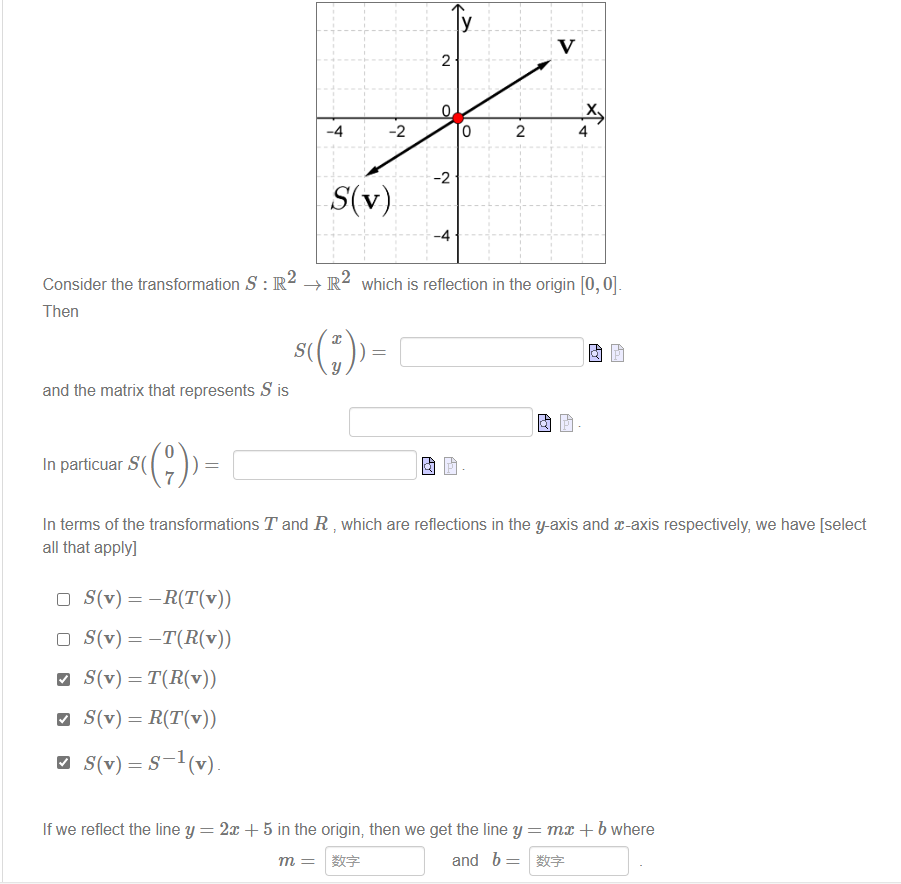Solved Consider the transformation S:R2→R2 which is | Chegg.com