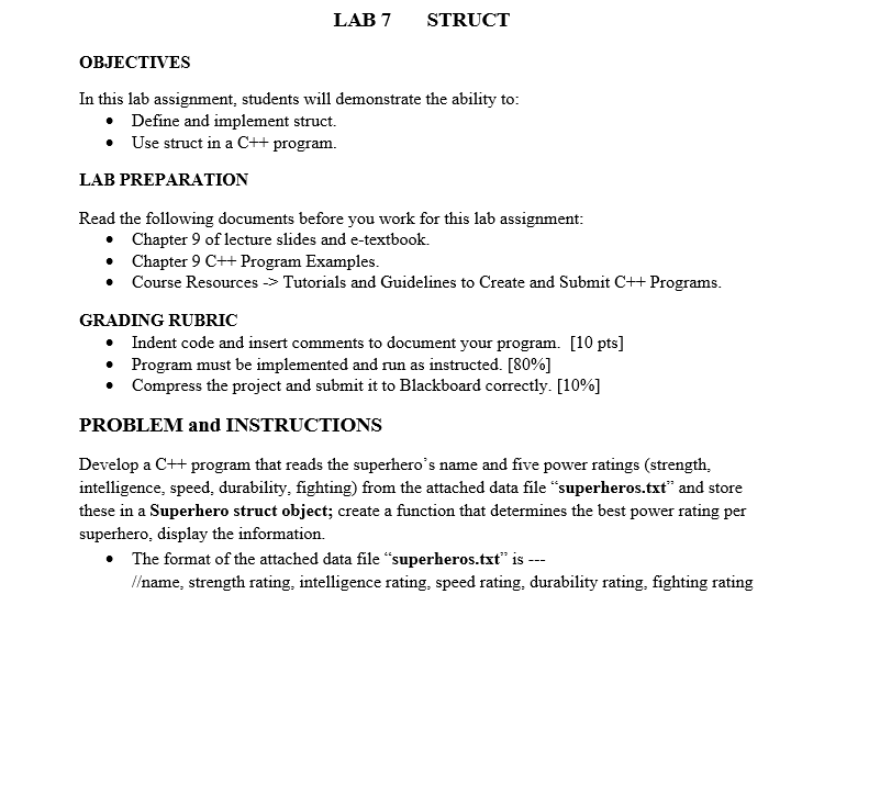 Solved OBJECTIVES In this lab assignment, students will | Chegg.com Solved OBJECTIVES In this lab assignment, students will | Chegg.com