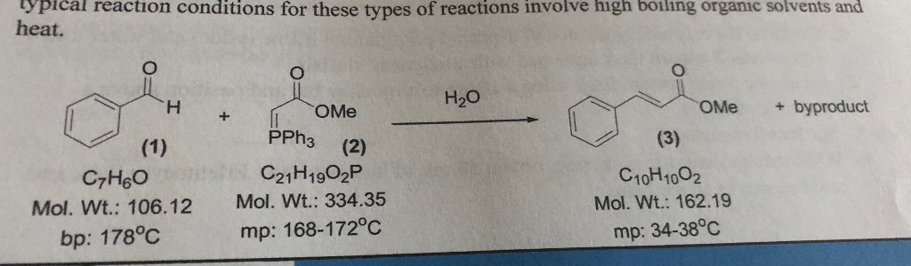 Solved pical reaction conditions for these types of | Chegg.com