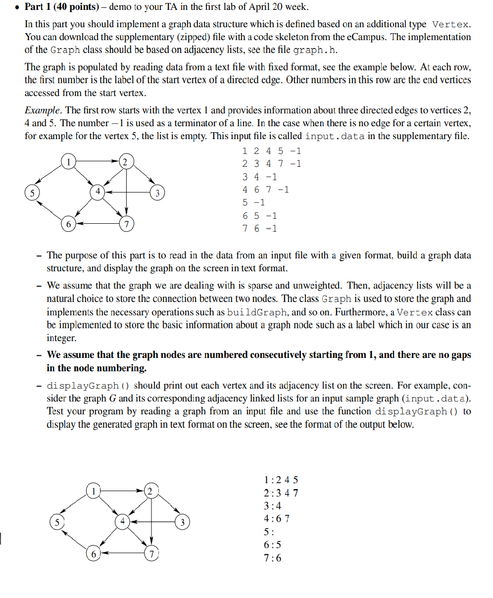 Solved Graph.h: #ifndef GRAPH_H #define GRAPH_H #include | Chegg.com