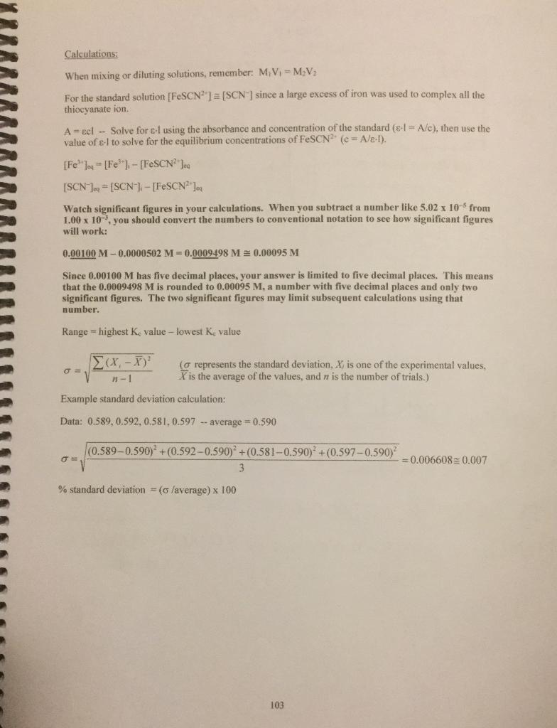 Solved Lab 10. Equilibrium OBJECTIVE You will use a | Chegg.com
