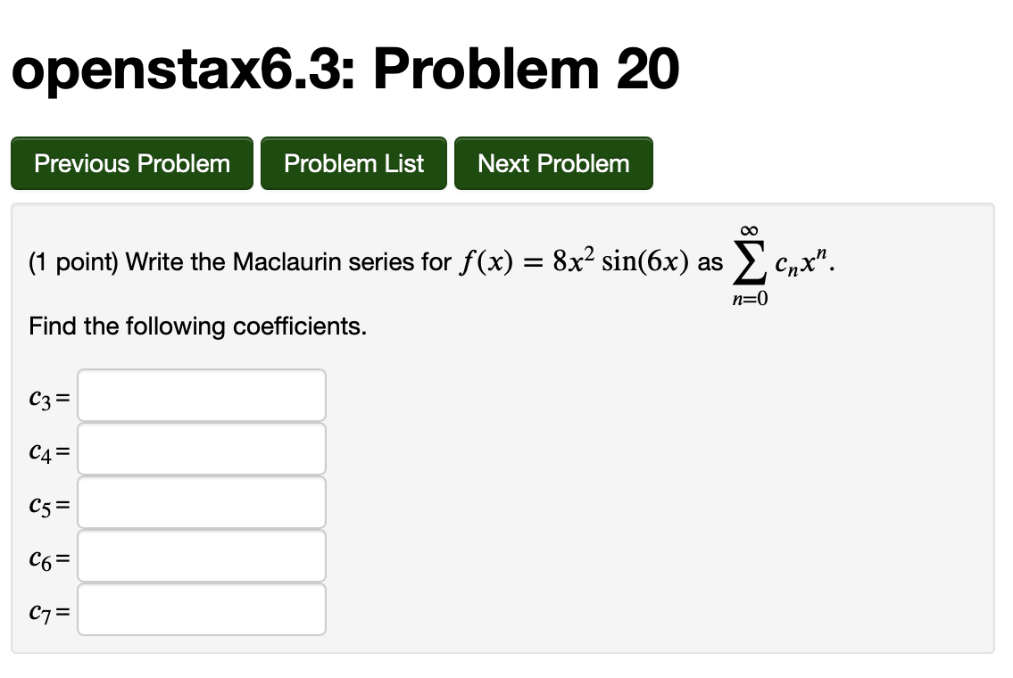 Solved openstax6.3: Problem 15 Previous Problem Problem List | Chegg.com