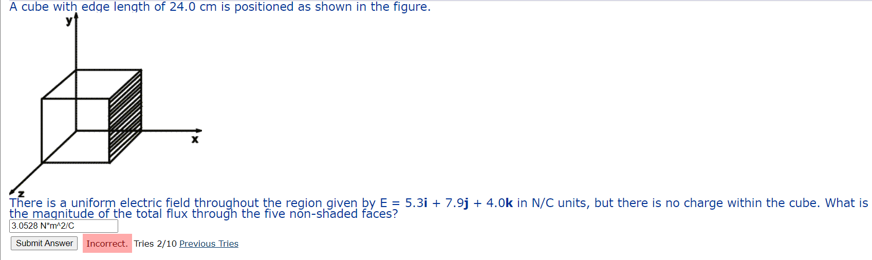 Solved There is a uniform electric field throughout the | Chegg.com