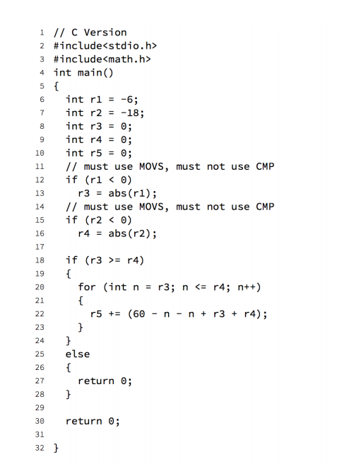 need equivalent assembly code NOTE: should be 60 not | Chegg.com