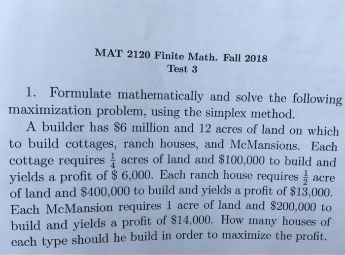 Solved 2. Solve the following minimization problem by | Chegg.com