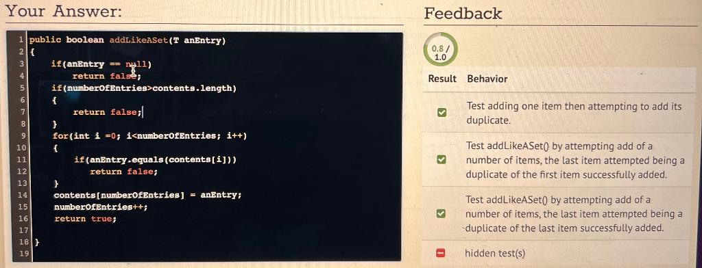 Solved For this assignment, create a method that will turn a | Chegg.com